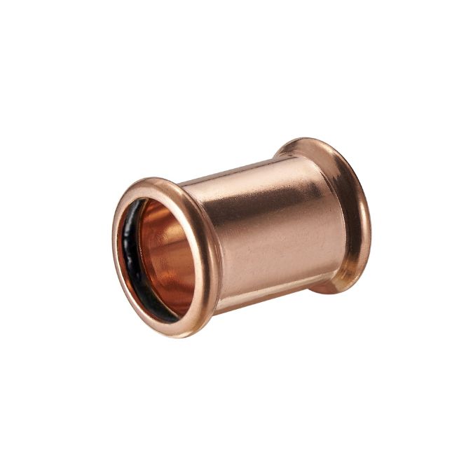 M-Press Copper 54mm Straight Coupling - Orange Heating Supplies