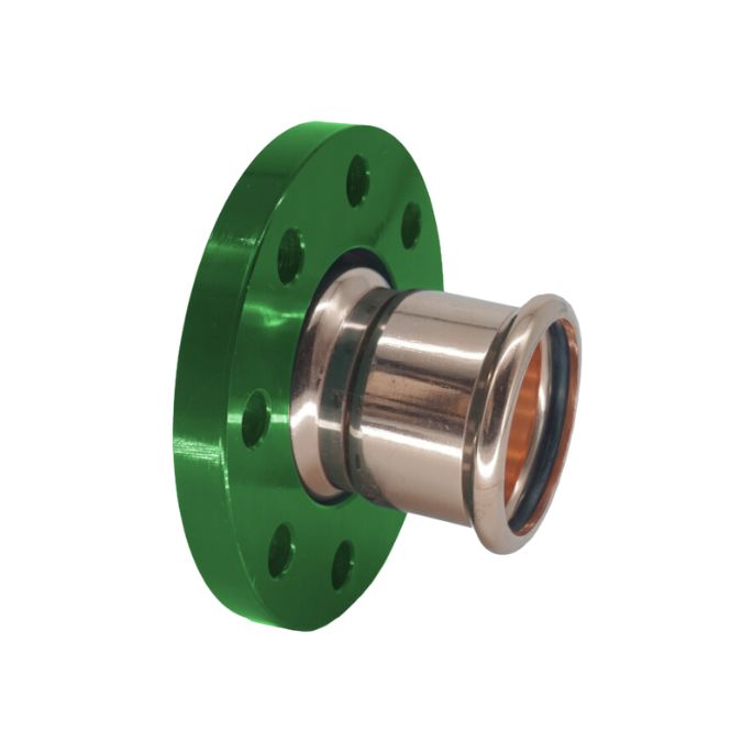 M-Press Copper 76.1mm Bi-metal Flange - Orange Heating Supplies