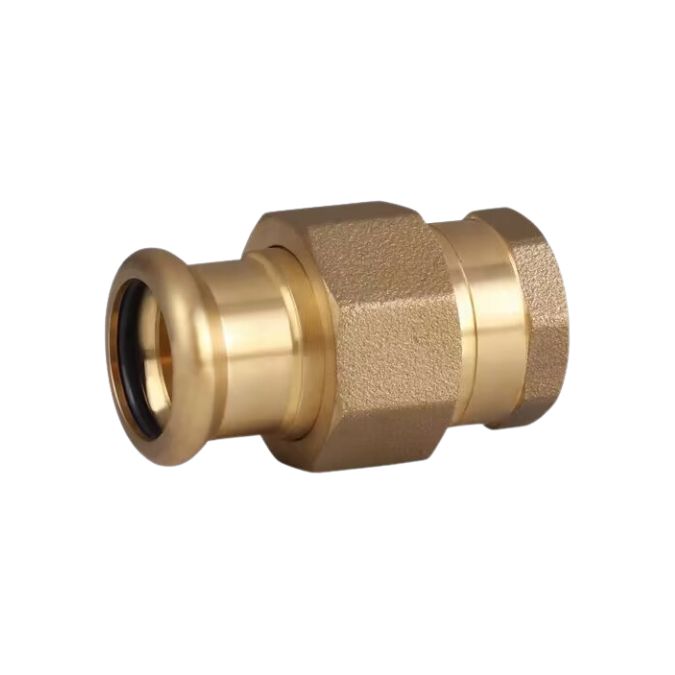 M-Press Copper 42mm x 1 1/2" Female Iron Copper Union FI - Orange ...